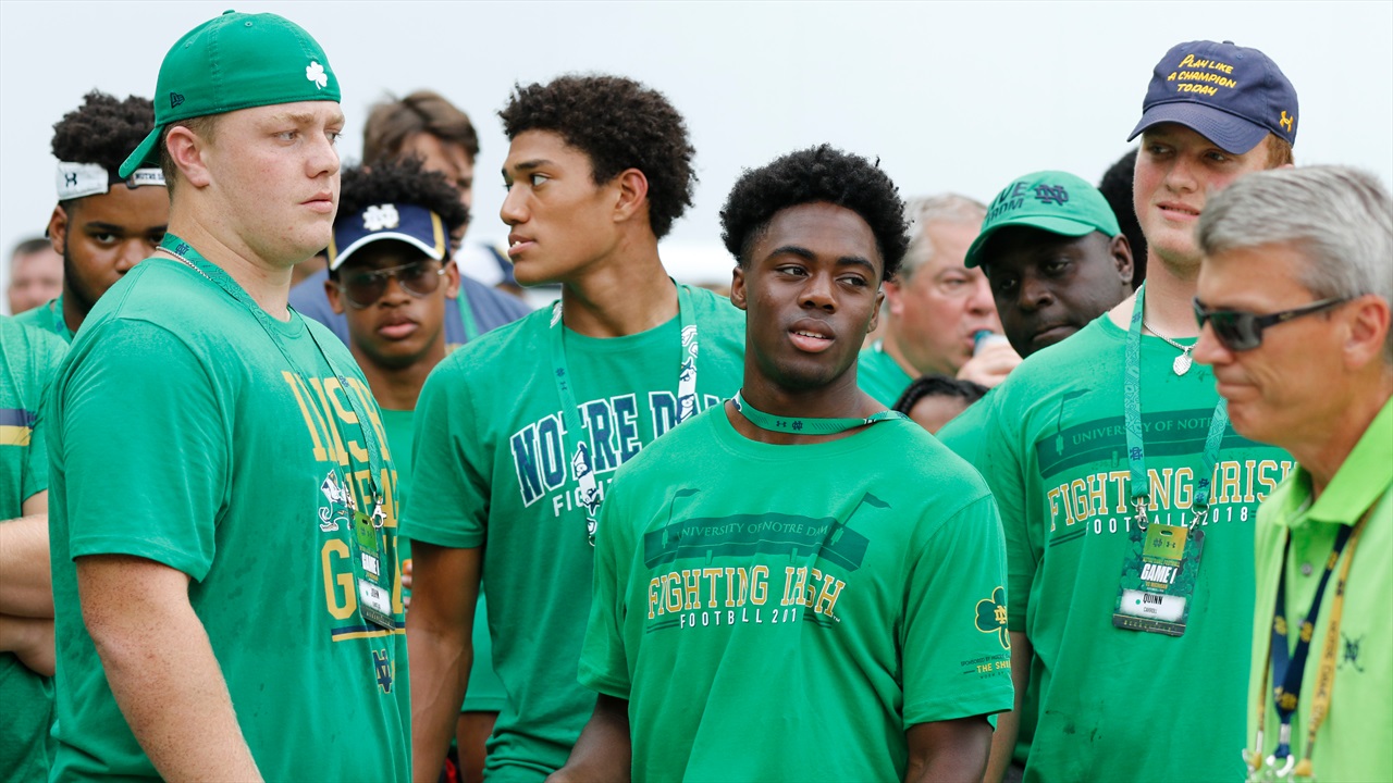 KJ Wallace Enjoys Return To Notre Dame | Irish Sports Daily