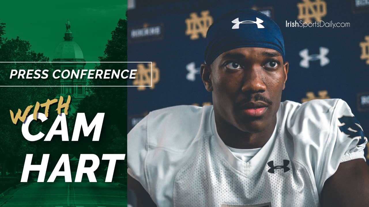 Video | Notre Dame CB Cam Hart on Leadership, Presnap Focus & Offseason ...