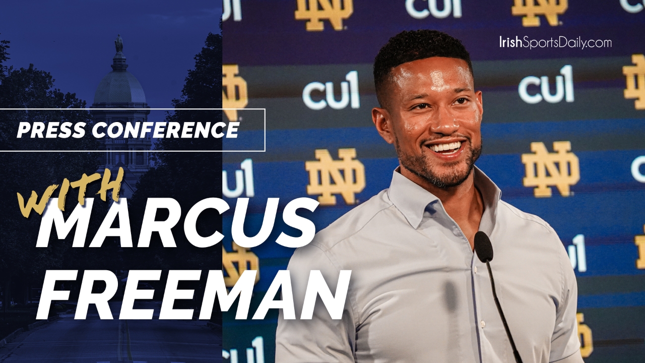 Video | Marcus Freeman on Safety Blitz, Tyler Buchner & WR Tobias ...