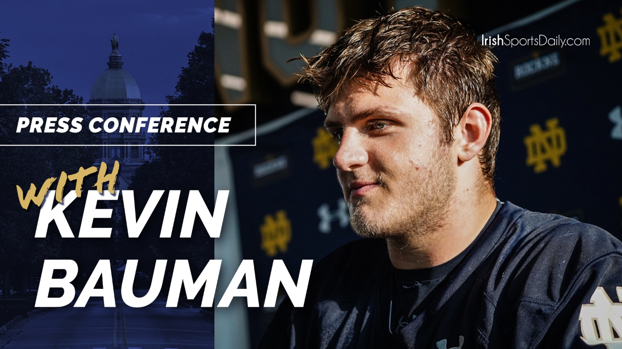 Video | Notre Dame TE Kevin Bauman on Moving on From OSU & Tyler ...