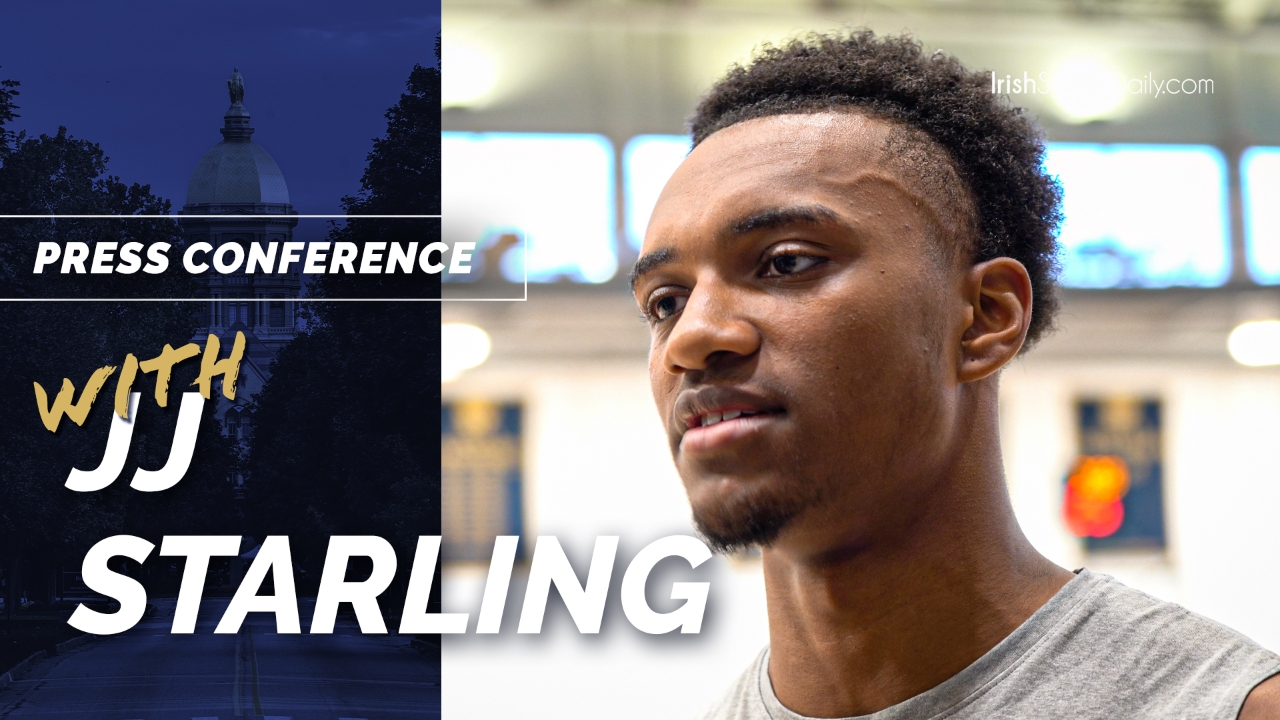 Video | Notre Dame Freshman G JJ Starling Embracing Lessons from ...