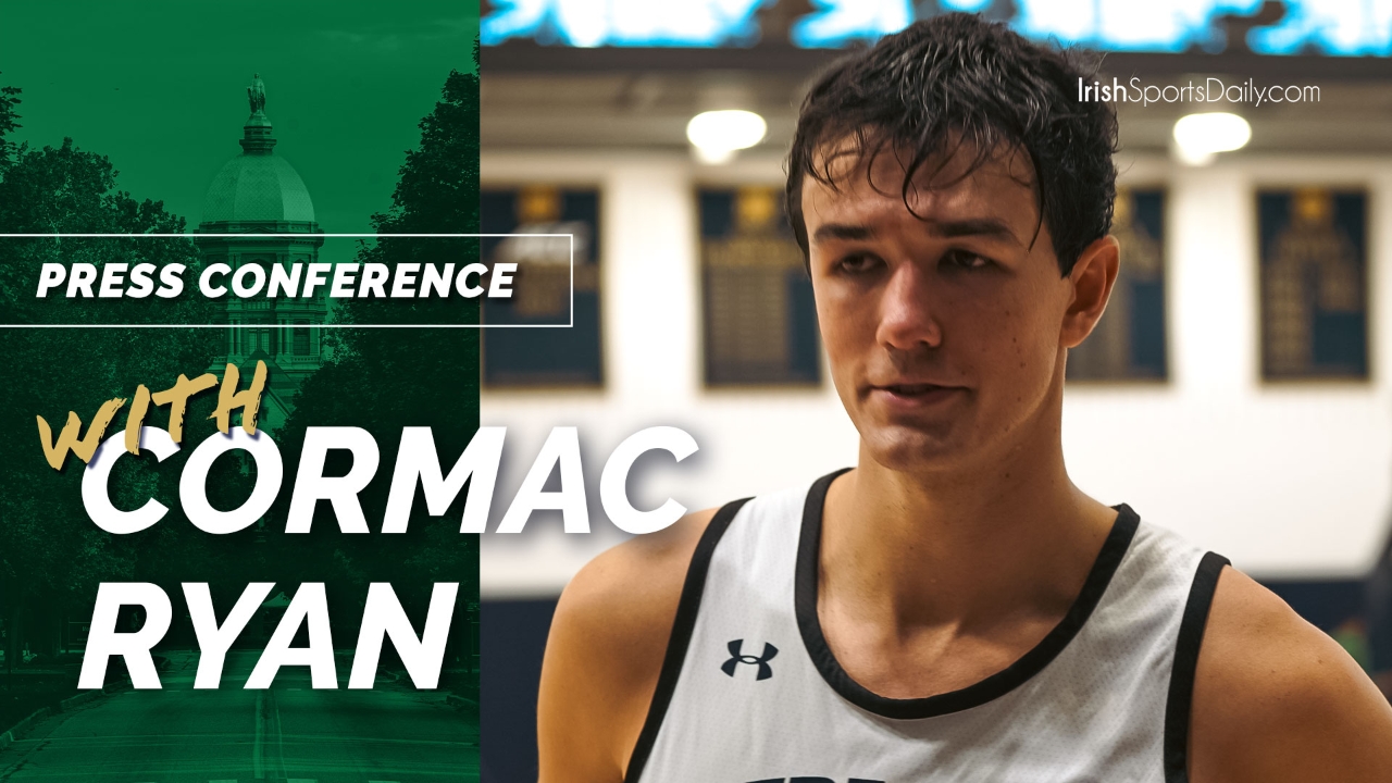 Video | Notre Dame G Cormac Ryan Ready for Higher Expectations in 2022 ...