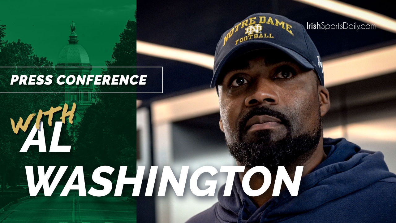 Video | Notre Dame DL coach Al Washington on Rotation, Rylie Mills and ...