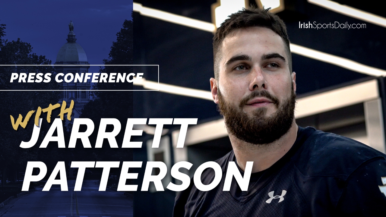 Video | Notre Dame Captain Jarrett Patterson on Emotion After Marshall ...
