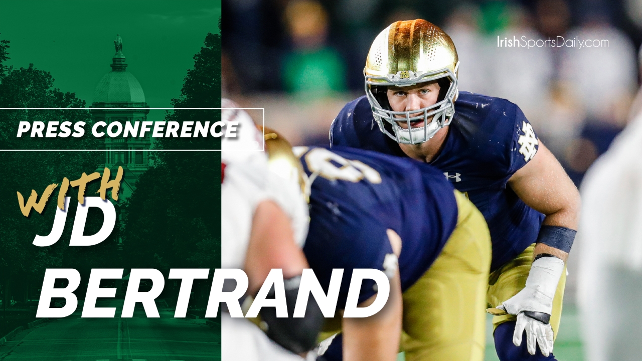 Video | Notre Dame LB JD Bertrand on Syracuse Offense & Targeting Calls ...
