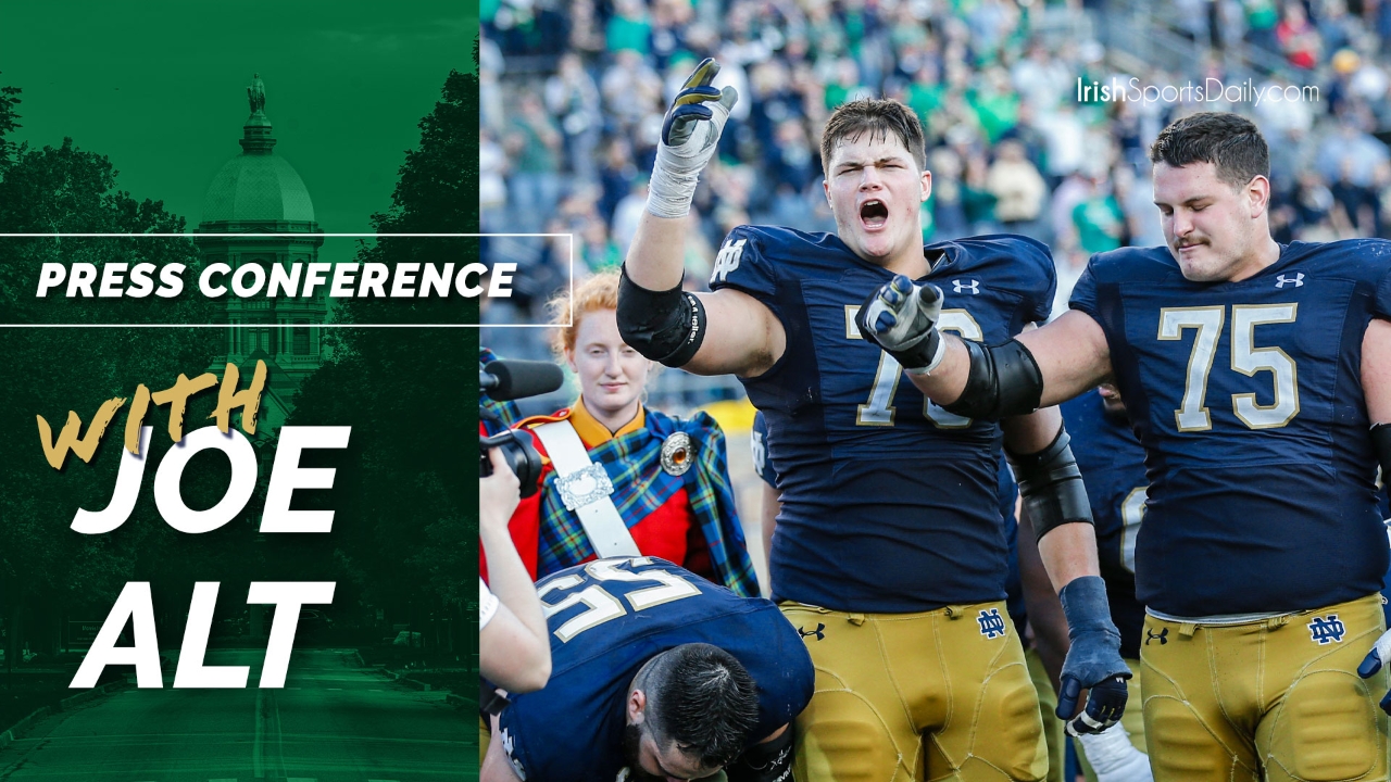 Video | Notre Dame OL Joe Alt on Hiestand’s Impact & Syracuse | Irish ...