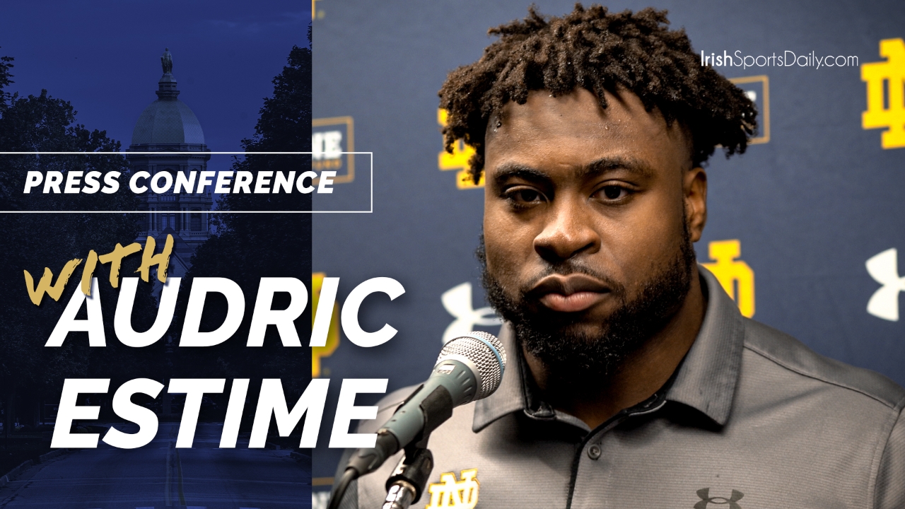 Video | Notre Dame RB Audric Estime Post-Syracuse | Irish Sports Daily