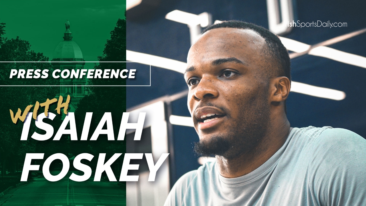 Video | Notre Dame DE Isaiah Foskey on Elevating Game, Clemson & Jordan ...