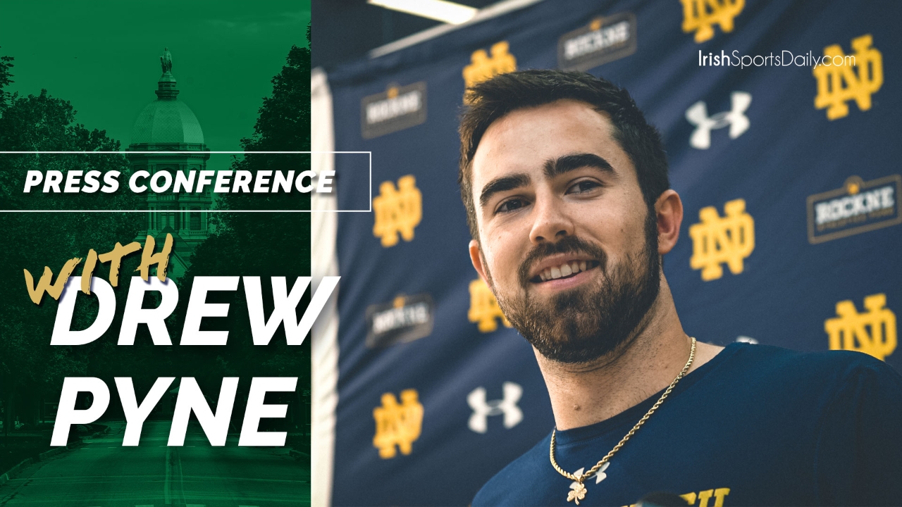 Video | Notre Dame QB Drew Pyne on Navy, Surprise Play Call & OL Play ...