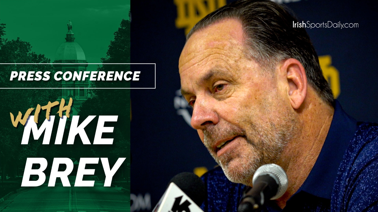 Video | Notre Dame Basketball HC Mike Brey Post-Boston University ...