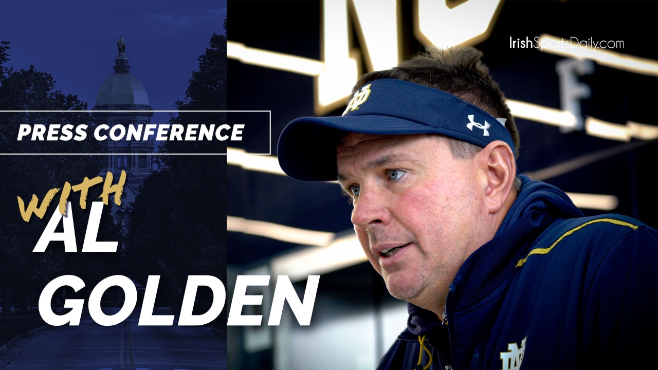 Video | Notre Dame Football DC Al Golden on Jordan Botelho, Xavier ...
