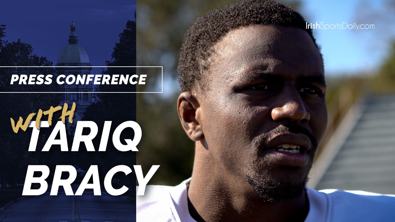 Video | Notre Dame CB TaRiq Bracy Post-Practice 12.27 | Gator Bowl ...