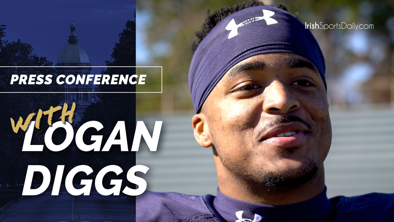 Video | Notre Dame RB Logan Diggs Post-Practice 12.27 | Gator Bowl ...