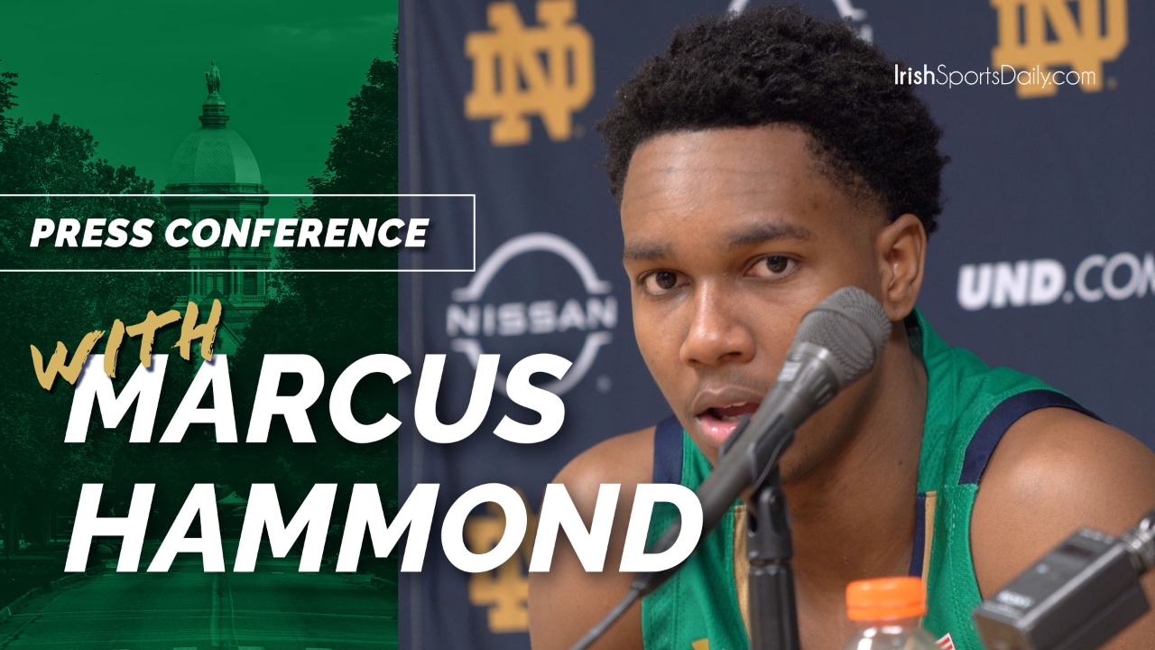 Video | Notre Dame G Marcus Hammond Post-Florida State | Irish Sports Daily