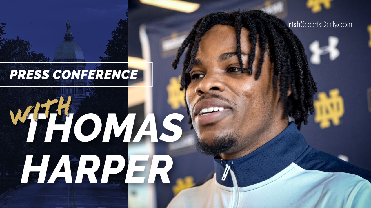 Video | S Thomas Harper on Differences at Notre Dame & Transition ...