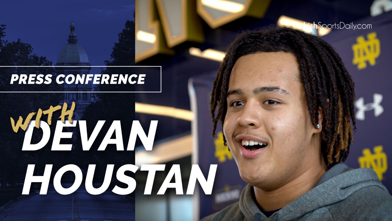 Video | DL Devan Houstan on Adjusting to Notre Dame, Dance & Choosing ...