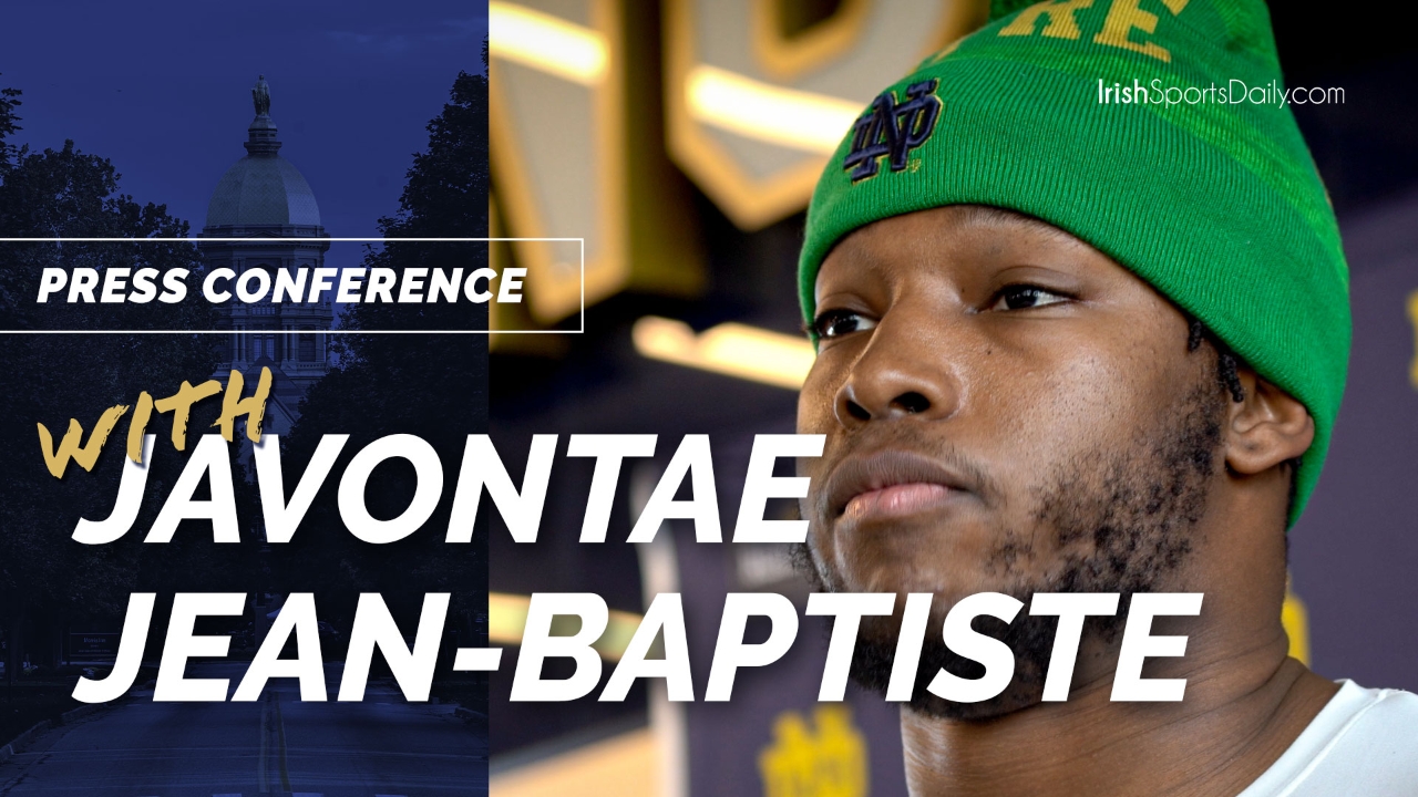Video | Notre Dame DE Javontae Jean-Baptiste on Grad Transfer, Al ...