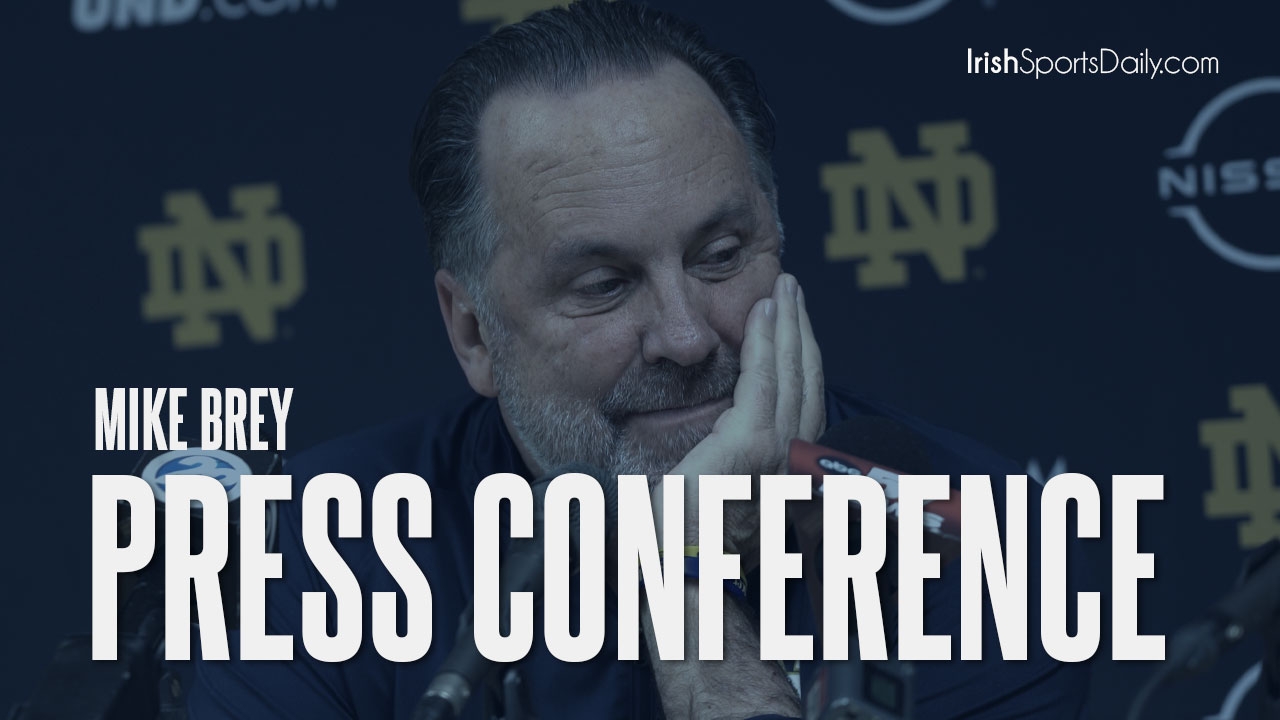Video | Notre Dame HC Mike Brey Post-North Carolina | Irish Sports Daily