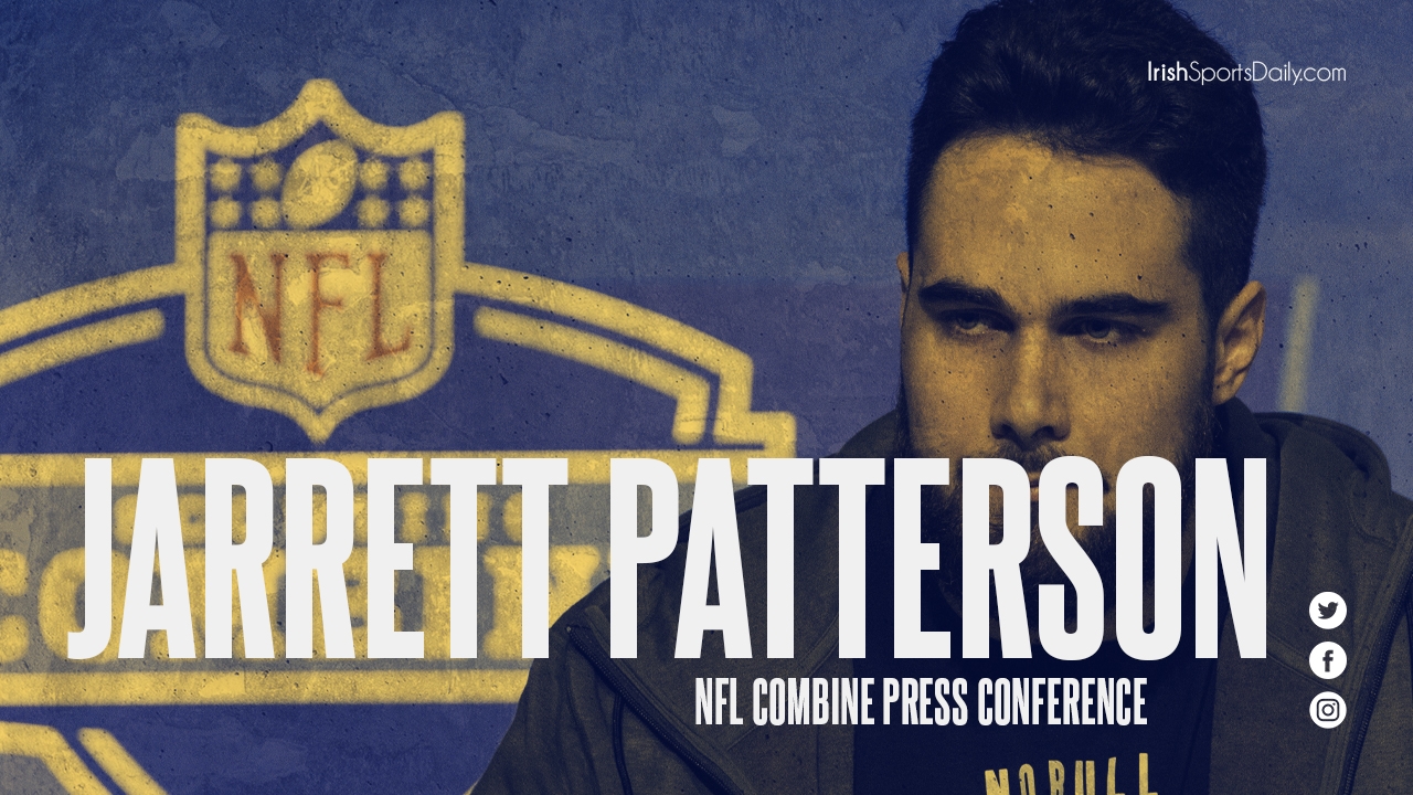 Video | Notre Dame OL Jarrett Patterson NFL Combine Media Session ...