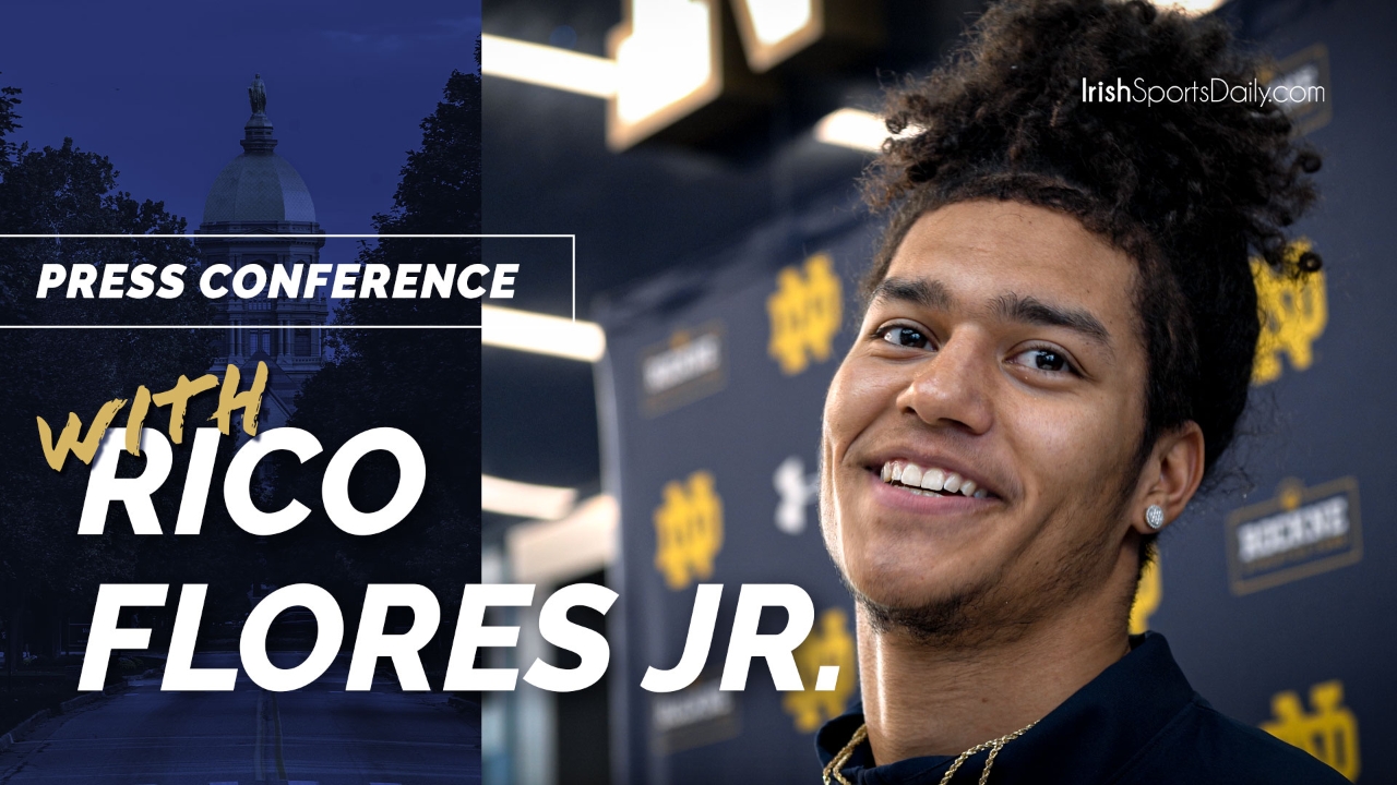 Video | WR Rico Flores Jr. on Adjusting to Notre Dame, Growth and ...