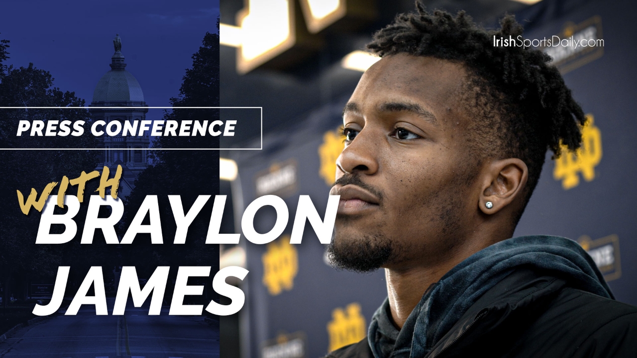 Video | WR Braylon James on Spring Goals, Notre Dame Offseason Changes ...