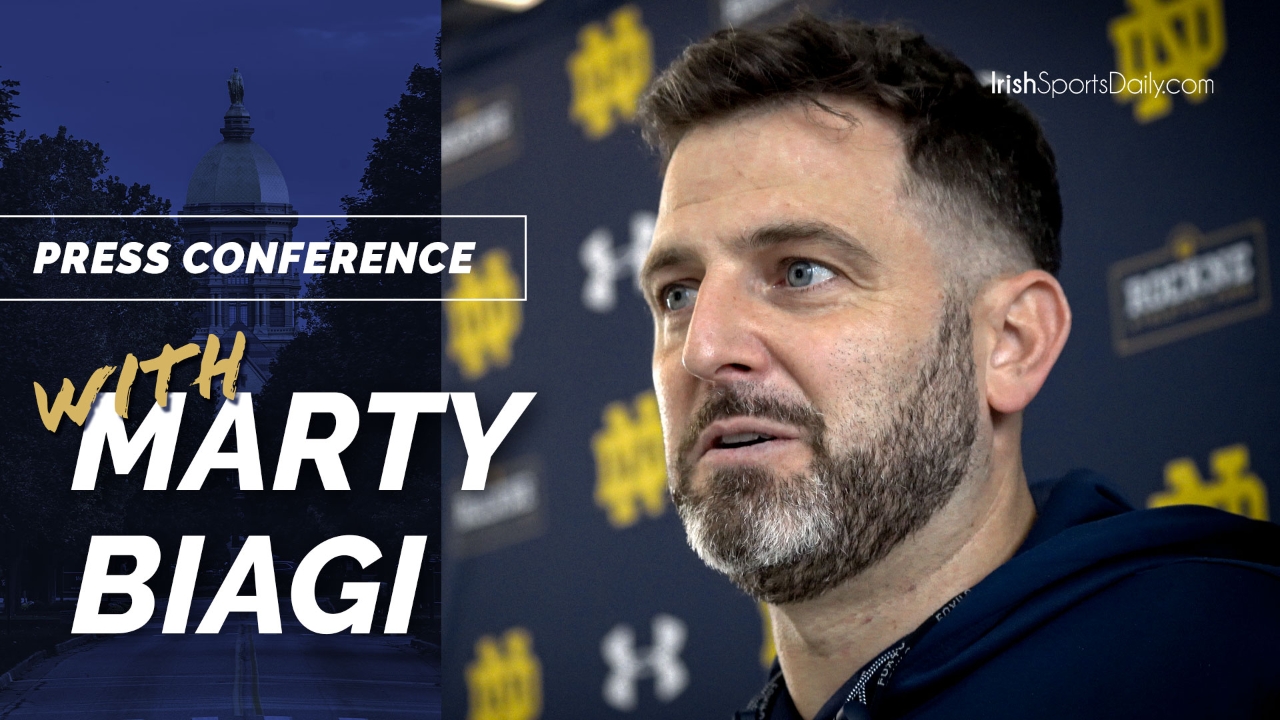 Video | Marty Biagi Grateful for Notre Dame Return | Irish Sports Daily