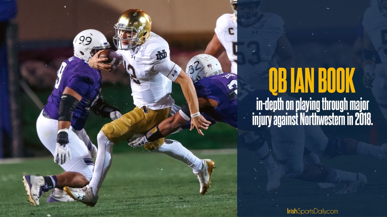 Video | QB Ian Book Tells Wild Injury Story from 2018 Northwestern Game ...