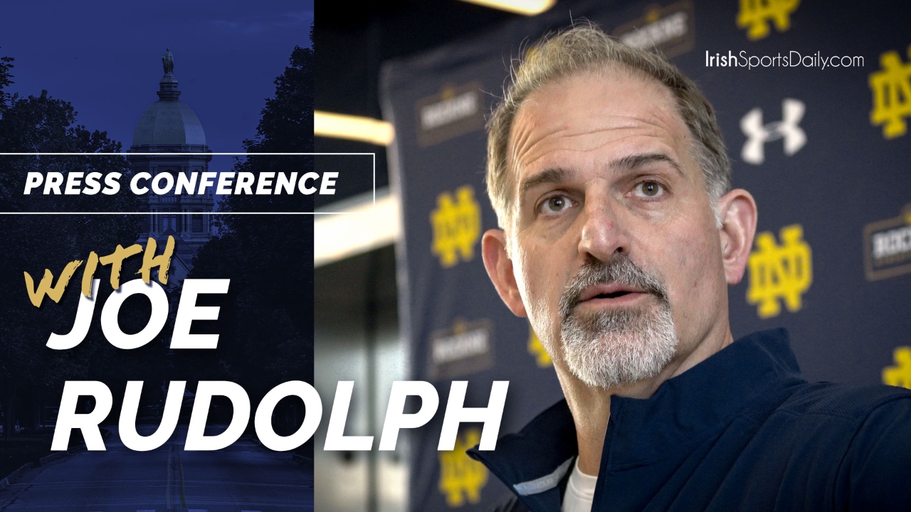 Video | Notre Dame OL Coach Joe Rudolph Post-Practice 4.14 | Irish ...