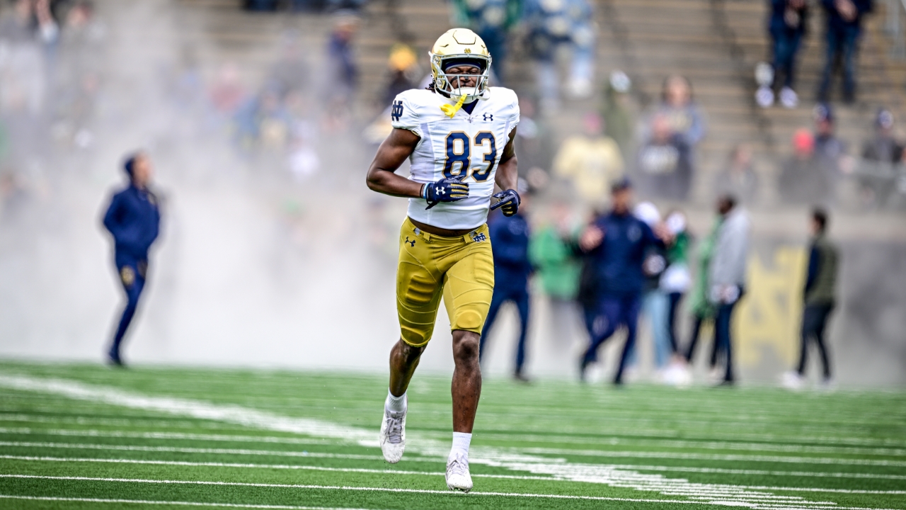 Jayden Thomas Working To Be Notre Dame's WR1 | Irish Sports Daily