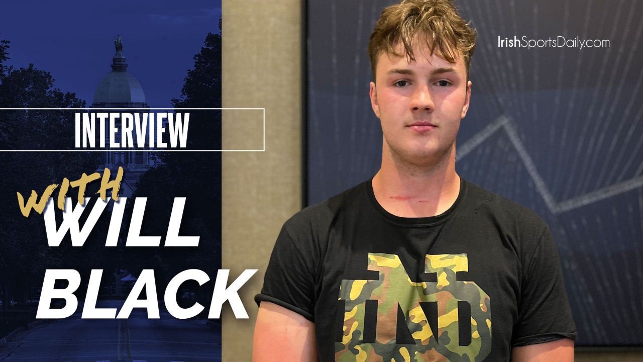 Video | 2025 CT OL Will Black Talks Notre Dame Offer | Irish Sports Daily