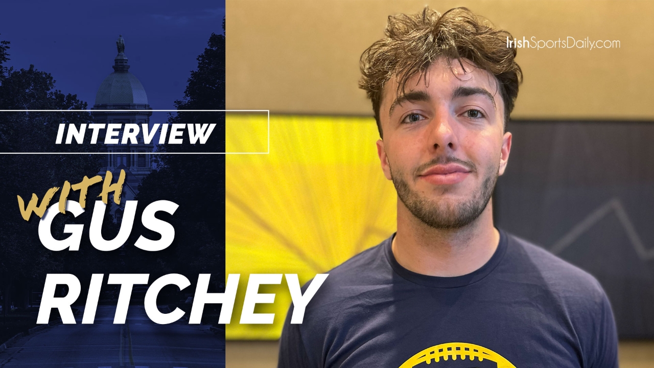 Video | 2025 Notre Dame DE Offer Gus Ritchey Post-Irish Invasion ...