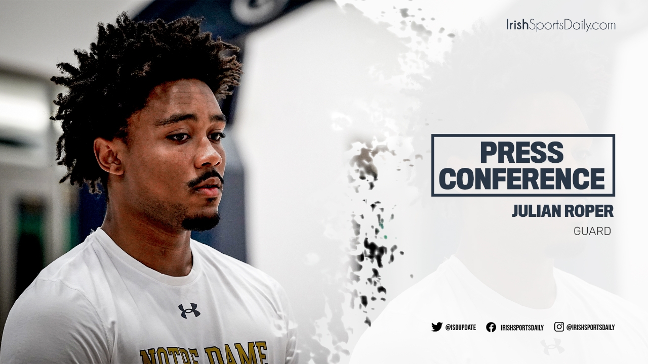 Video | Notre Dame Guard Julian Roper II | Irish Sports Daily