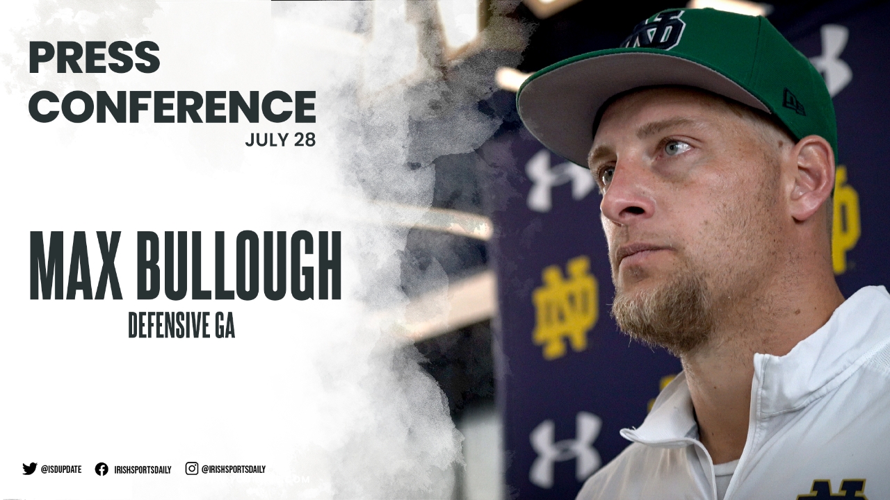 Video | Notre Dame GA Max Bullough Post-Practice 7.28 | Irish Sports Daily