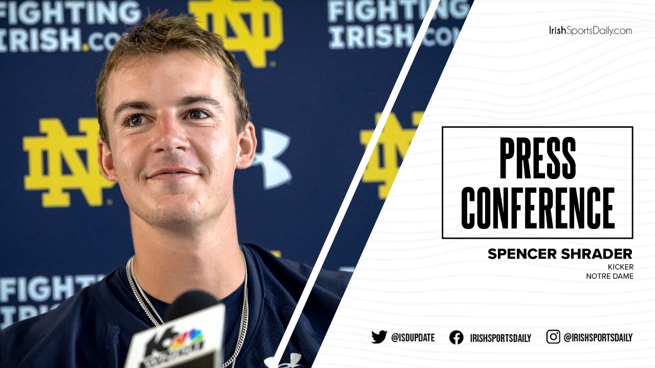 Video | Spencer Shrader on Transition to Notre Dame, Marty Biagi, High ...