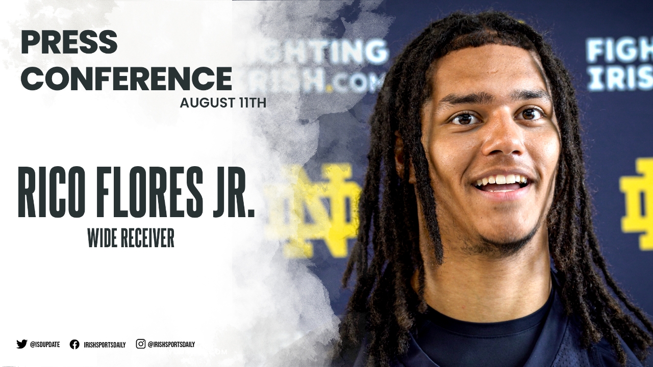 Video | Rico Flores Jr. on Competition with Notre Dame CBs, Benefits of ...