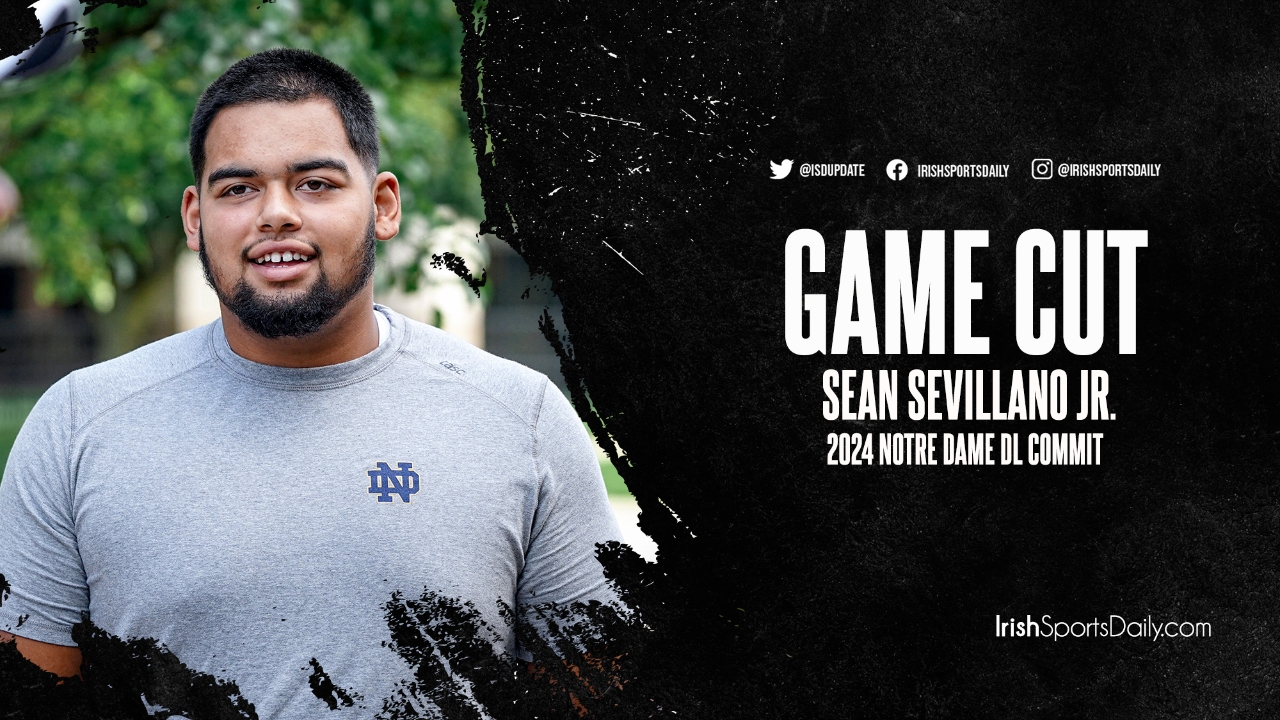 Game Cuts | Notre Dame DL Commit Sean Sevillano Jr. Week Two | Irish ...