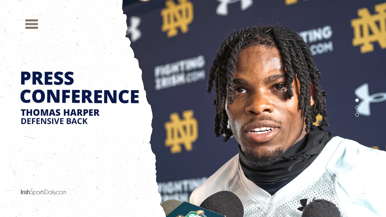 Video | Thomas Harper on NC State Offense, Comfort in Notre Dame ...