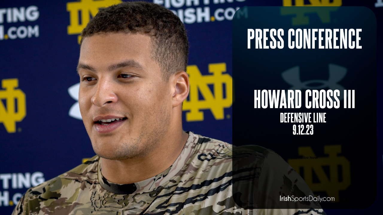 Video | Howard Cross III on Notre Dame’s Run Defense, DL Games and ...