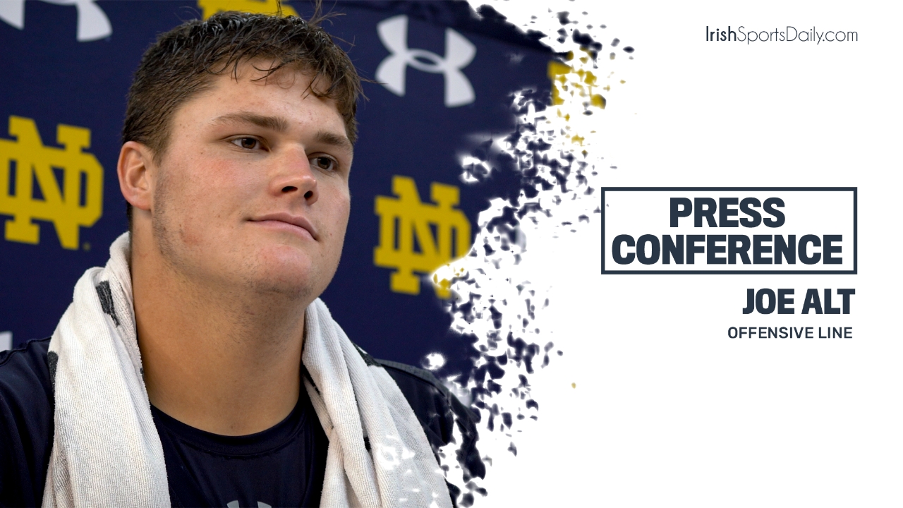 Video | Notre Dame OL Joe Alt on Ohio State, Audric Estime and Early OL ...