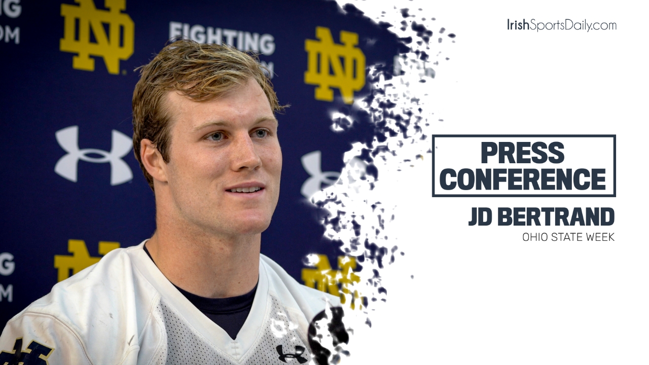 Video | Captain JD Bertrand on Ohio State and Notre Dame Linebackers ...