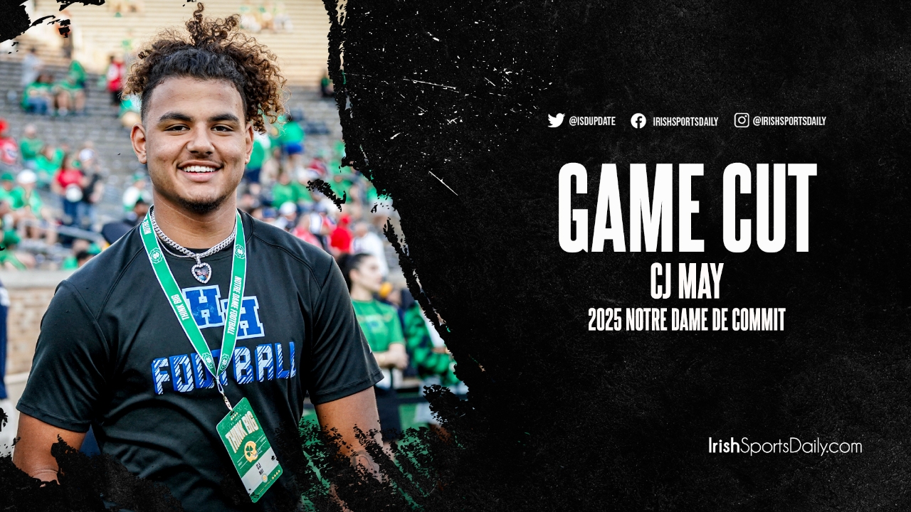 Game Cuts | 2025 Notre Dame DE Commit CJ May vs. Brantley | Irish ...