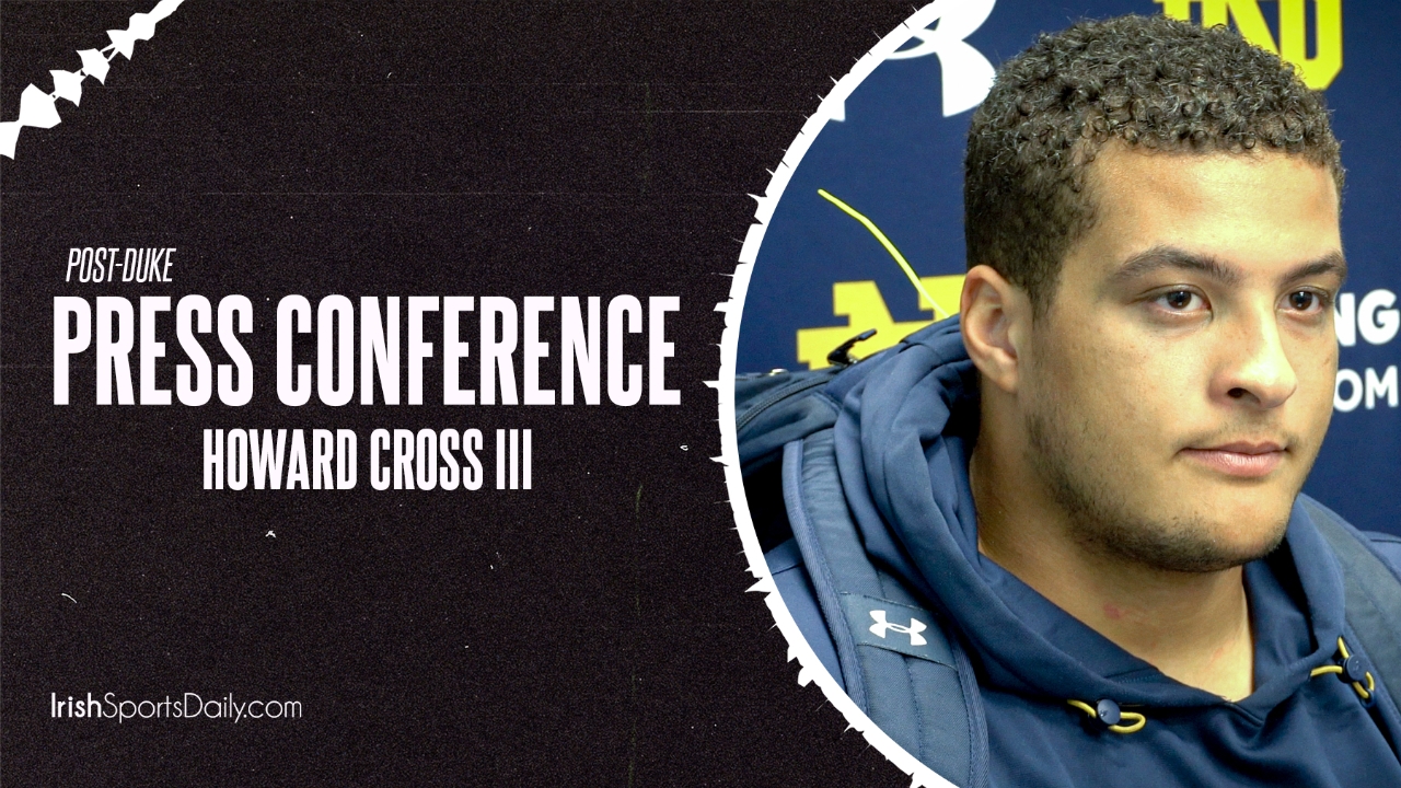 Video | Notre Dame DL Howard Cross III Post-Duke | Irish Sports Daily