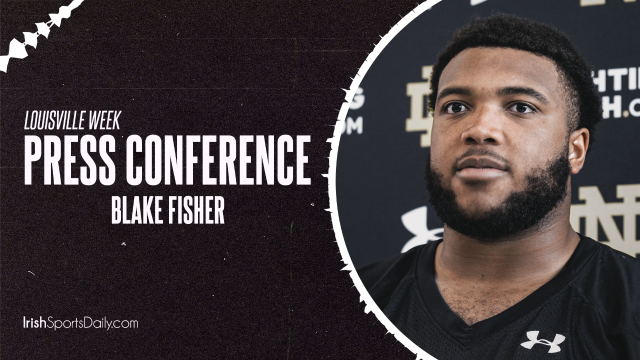 Video | Blake Fisher on Fixing Notre Dame OL Penalties, Duke Drive ...