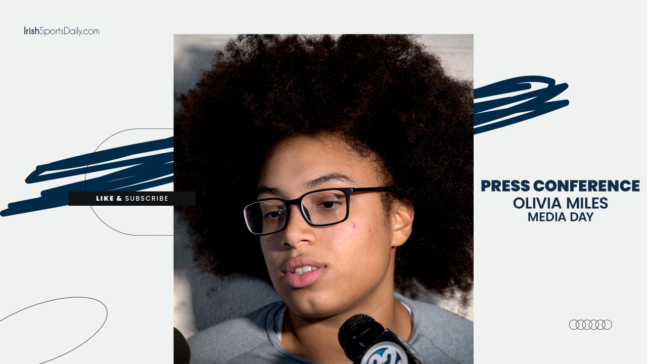 Video | Notre Dame PG Olivia Miles Gives Health Update | Irish Sports Daily