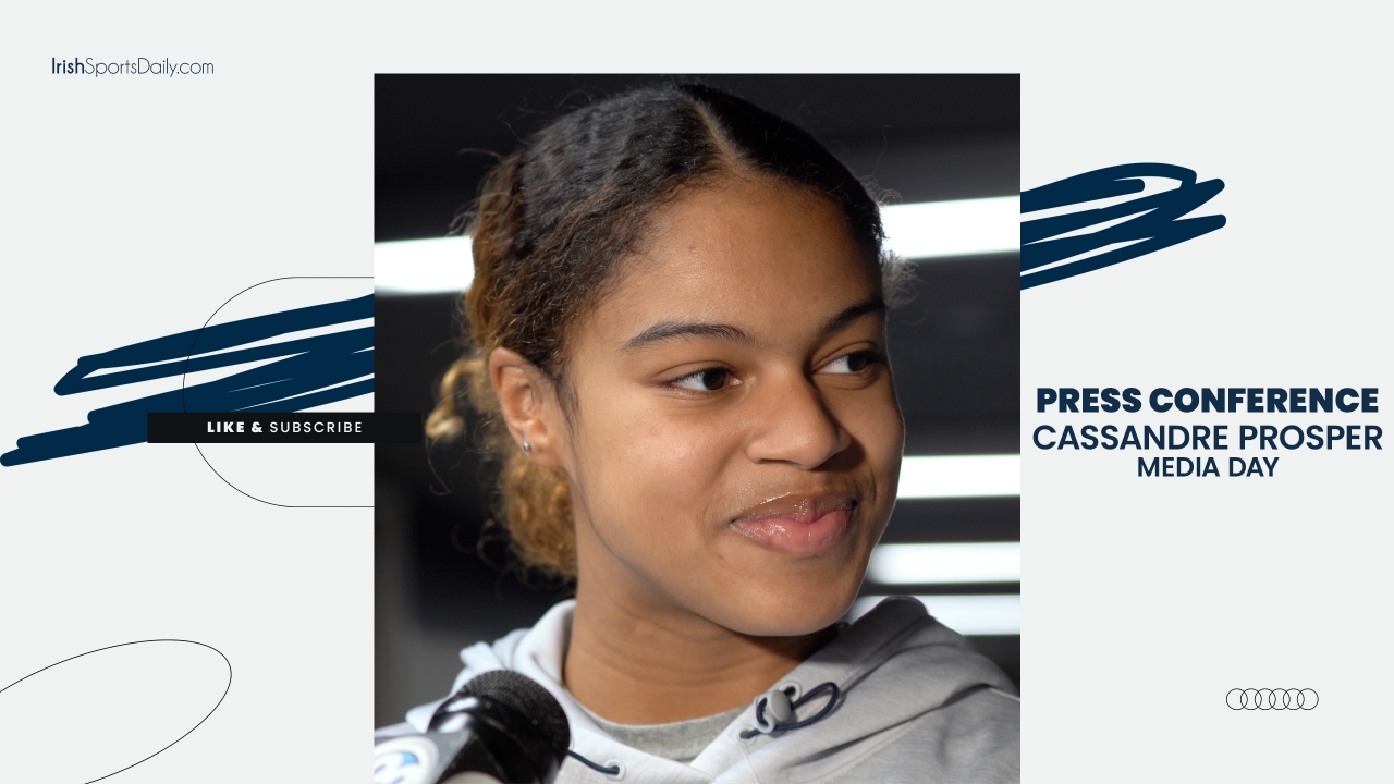 Video | Cassandre Prosper on Team Canada Experience, Notre Dame Role ...