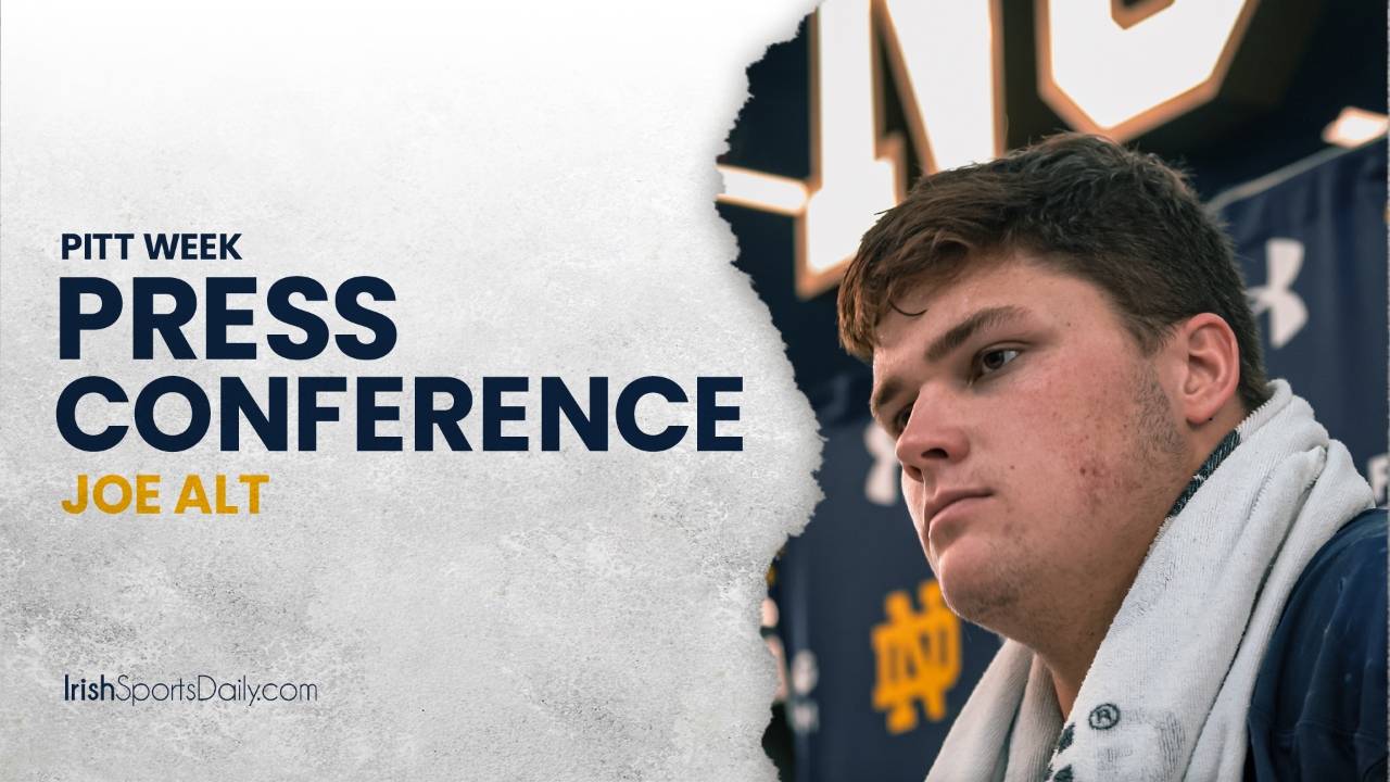 Video | Notre Dame OL Joe Alt on OL Improvements, Confidence in Guards ...
