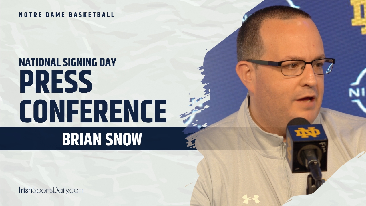 Video | Notre Dame Director of Recruiting Brian Snow: National Signing ...