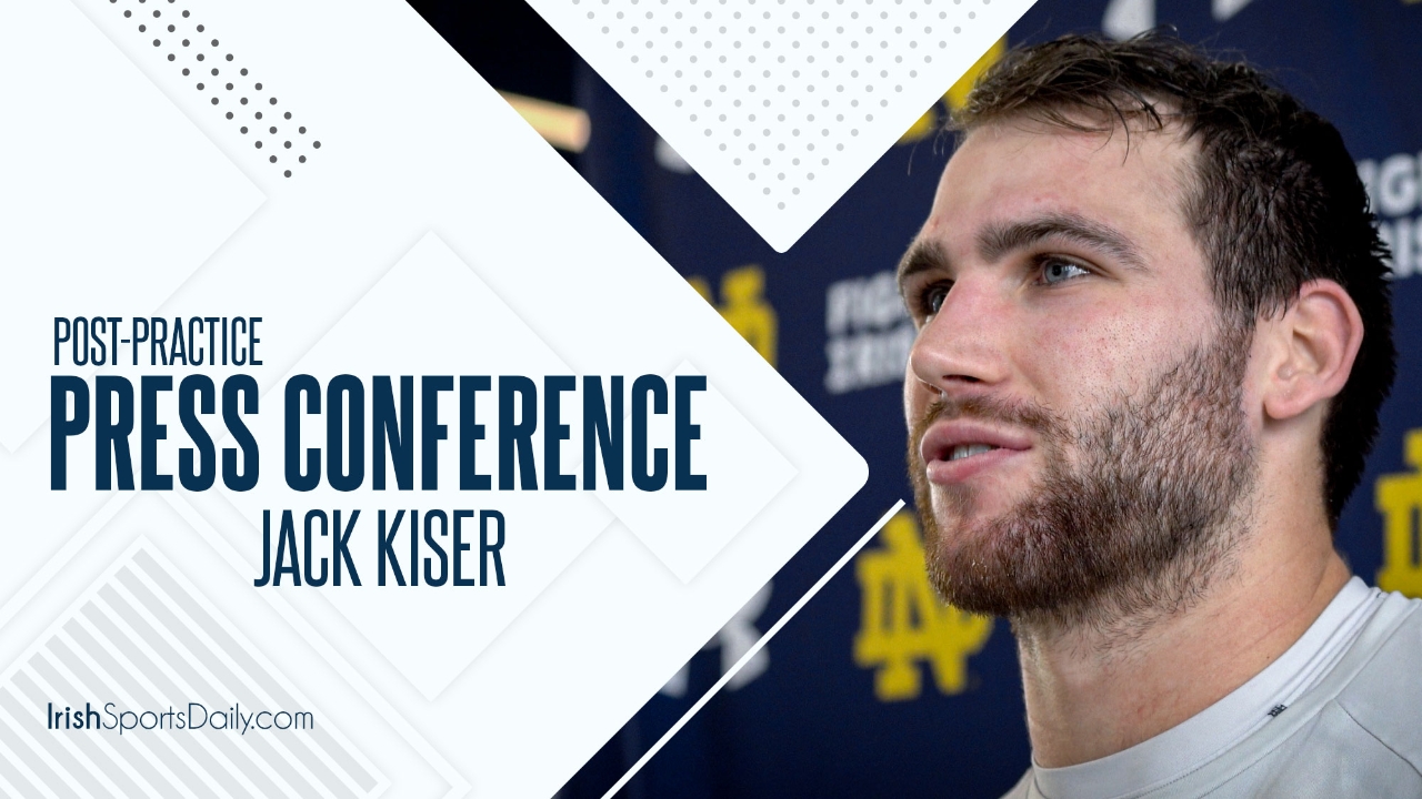Video | LB Jack Kiser on Returning to Notre Dame & Sun Bowl Prep ...