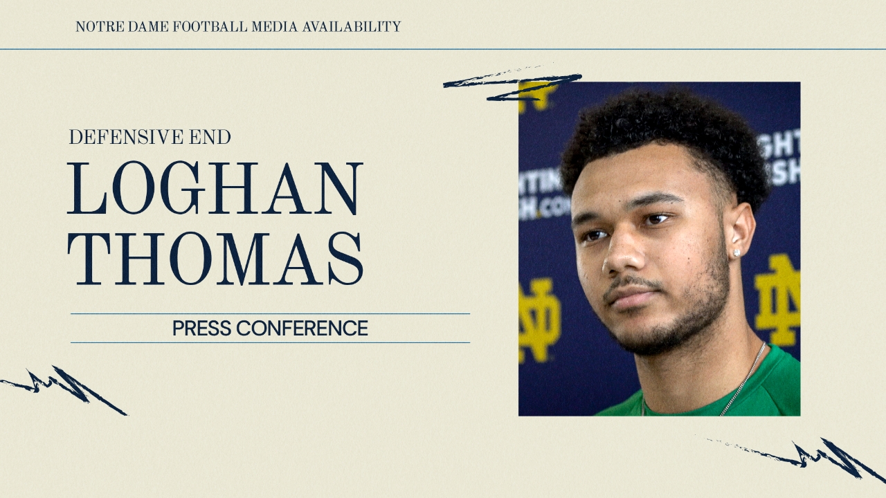 Video | DE Loghan Thomas on Enrolling Early at Notre Dame & St. Edward ...