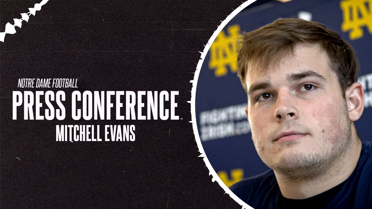 Video Mitchell Evans On Notre Dame Te Room Recovery Irish Lbs And New Offense Irish Sports Daily